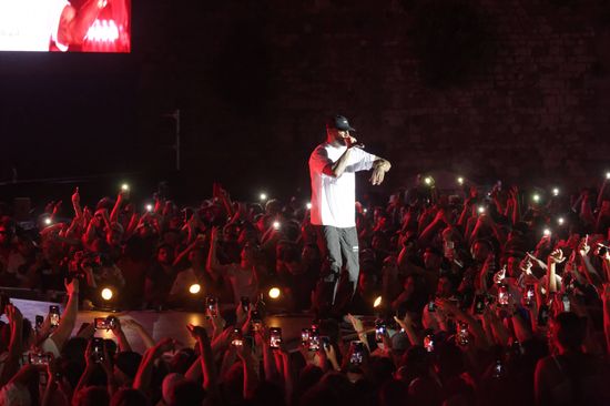 Rapper Booba Concert Francofolies La Rochelle Editorial Stock Photo ...