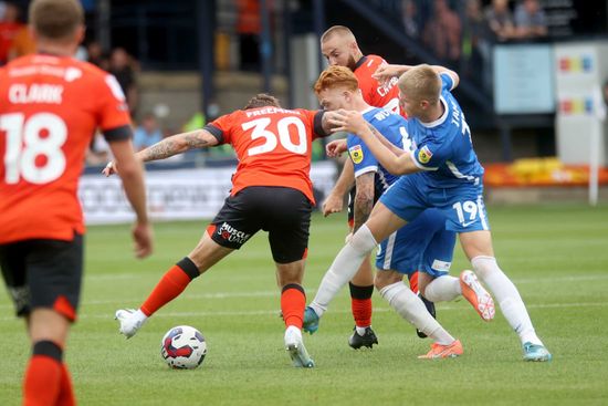 Luton Towns Luke Freeman Birmingham Citys Editorial Stock Photo - Stock ...