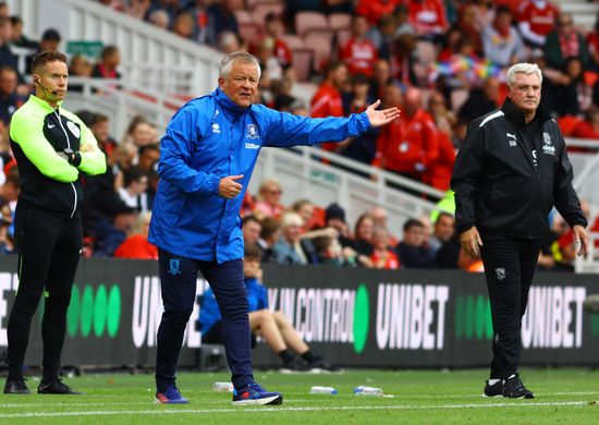 Boro Manager Chris Wilder On Touchline Editorial Stock Photo - Stock ...