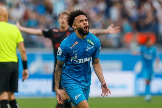 Claudinho Zenit St Petersburg Celebrates His Editorial Stock Photo ...