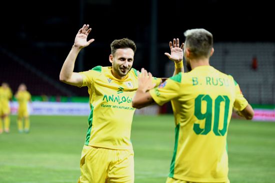 Razvan Trif Bogdan Rusu 90 Celebrating Editorial Stock Photo - Stock ...