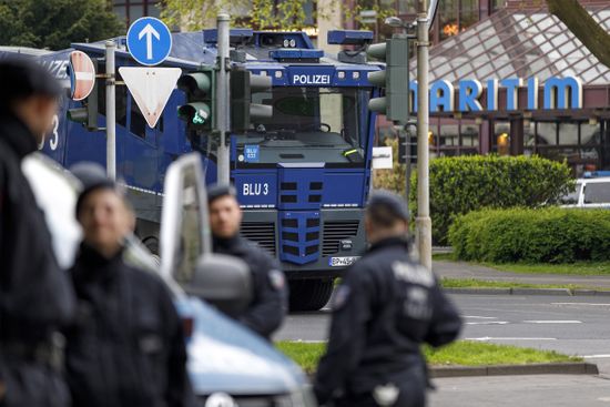 Police Presence Barriers Vehicle Checks Around Editorial Stock Photo ...