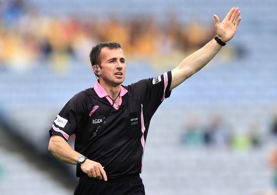 Antrim Vs Fermanagh Referee Kevin Corcoran Editorial Stock Photo ...