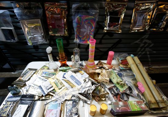 Devices Smoking Marijuana Displayed Sale On Editorial Stock Photo ...
