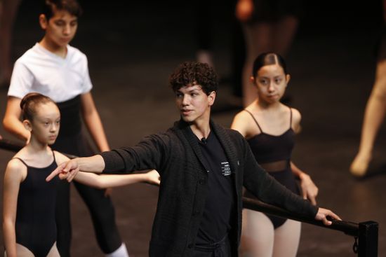 Mexican Dancer Isaac Hernandez Teaches Class Editorial Stock Photo ...