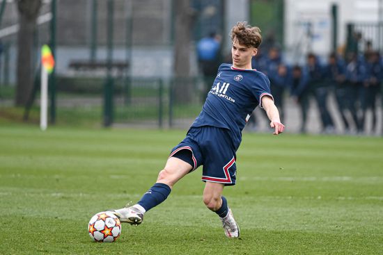 Edouard Michut Psg During Uefa Youth Editorial Stock Photo - Stock ...