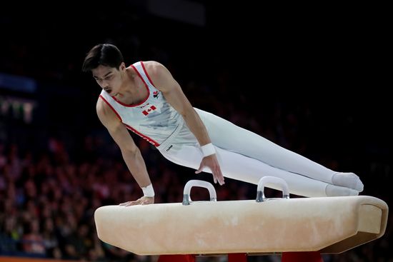Jayson Rampersad Canada Competing Mens Pommel Editorial Stock Photo ...