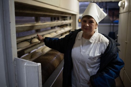 Vice President Bakery Natalia Presents Bakery Editorial Stock Photo ...