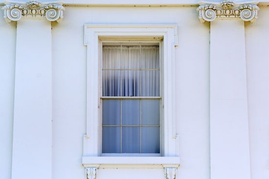 Residence Window White House Seen Washington Editorial Stock Photo ...