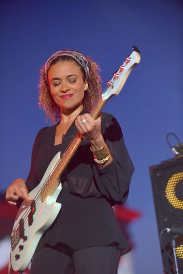 French Singer Annie Lalalove Performs During Editorial Stock Photo ...