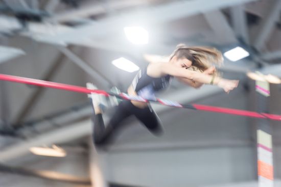 Laurie Choteau Pole Vault Women During Editorial Stock Photo - Stock ...