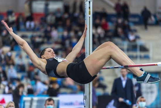 Elisa Pineau High Jump Women During Editorial Stock Photo - Stock Image ...