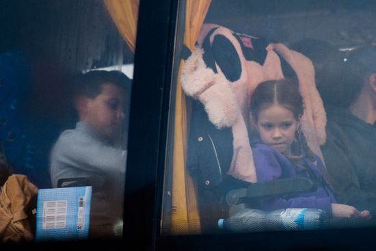 Ukrainian Refugees Reunited Their Loved Ones Editorial Stock Photo ...