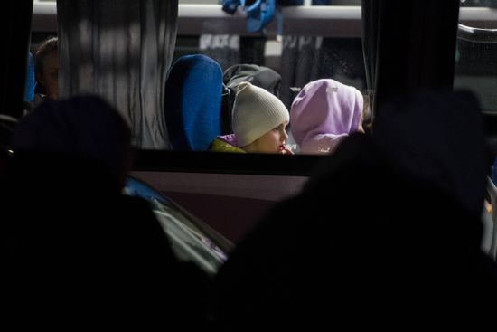 Ukrainian Refugees Reunited Their Loved Ones Editorial Stock Photo ...
