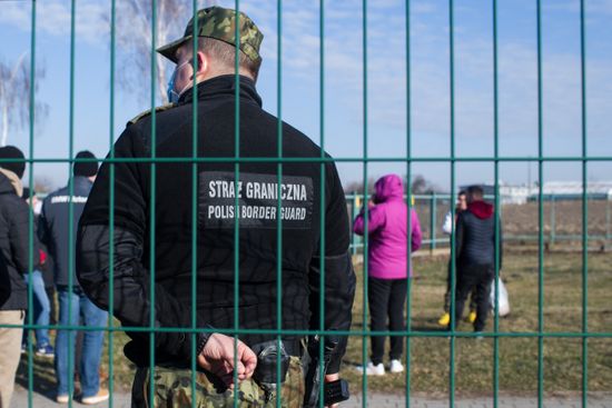 Ukrainian Refugees Reunited Their Loved Ones Editorial Stock Photo ...