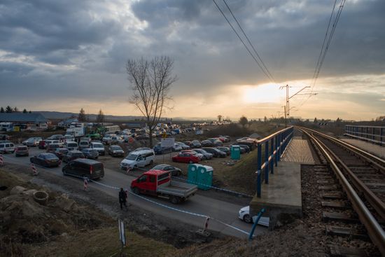 Ukrainian Refugees Reunited Their Loved Ones Editorial Stock Photo ...