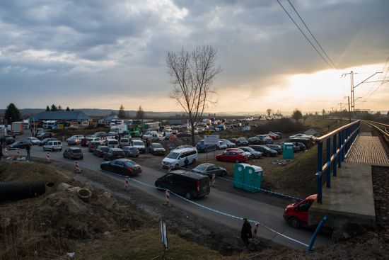 Ukrainian Refugees Reunited Their Loved Ones Editorial Stock Photo ...