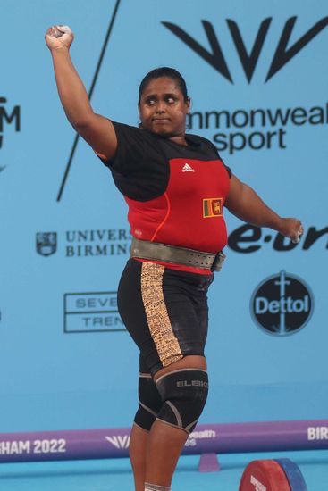 Chathurika Priyanthi Balage Womens 87kg Weightlifting Editorial Stock Photo - Stock Image ...