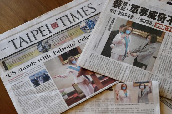 Taiwan Newspapers Front Page Photos Meeting Editorial Stock Photo ...
