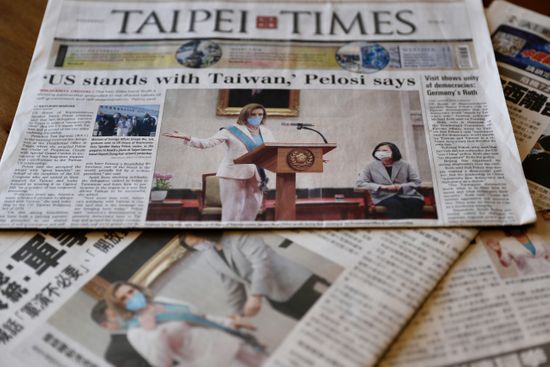 Taiwan Newspapers Front Page Photos Meeting Editorial Stock Photo ...