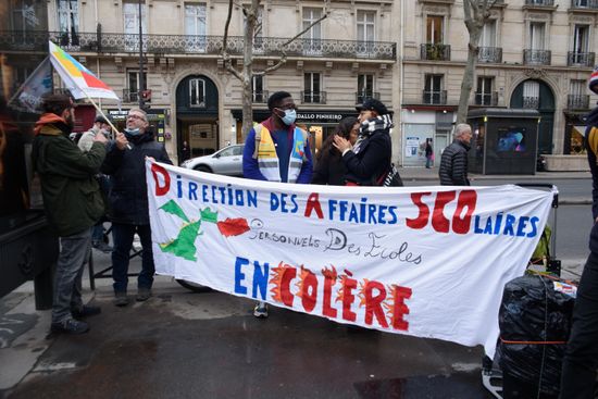 School Animators Demonstrate Protest Against Better Editorial Stock ...