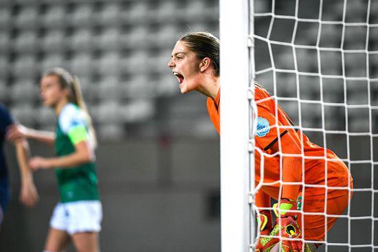 Telma Ivarsdottir During Uefa Womens Champions Editorial Stock Photo ...