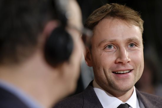 Actor Max Riemelt During Radioeins Berlinale Editorial Stock Photo ...