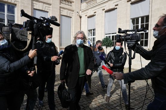 Highly Publicized Professor Didier Raoult Leaving Editorial Stock Photo ...