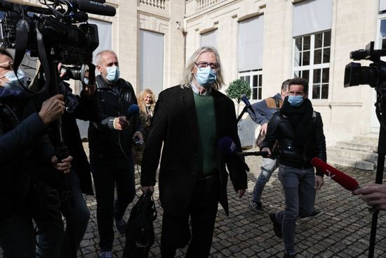 Highly Publicized Professor Didier Raoult Leaving Editorial Stock Photo ...