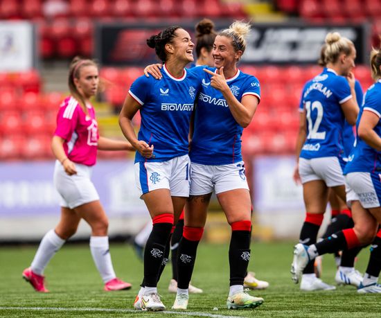 Rangers Womens Forward Kayla Mccoy Celebrates Editorial Stock Photo ...