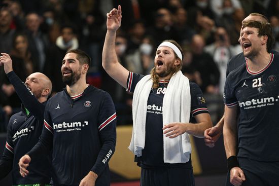 Nikola Karabatic Psg Mikkel Hansen Psg Editorial Stock Photo - Stock ...