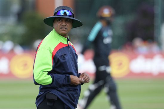 Umpire Naeem Ashraf During Royal London Editorial Stock Photo - Stock ...