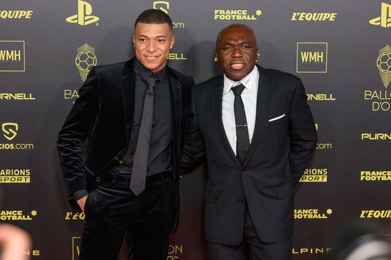 Kylian Mbappe His Father Wilfried Mbappe Editorial Stock Photo - Stock ...