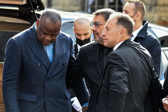 Basile Boli Jeanpierre Papin Stephane Tapie Editorial Stock Photo ...