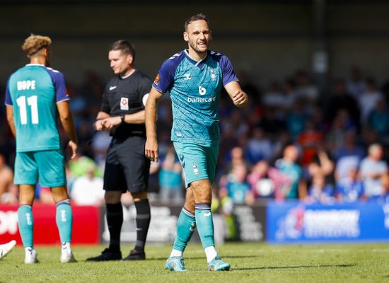 Danny Gardner Oldham Athletic Shown Red Editorial Stock Photo - Stock ...