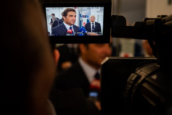 Xavier Bertand Ecric Ciotti Michel Barnier Editorial Stock Photo ...