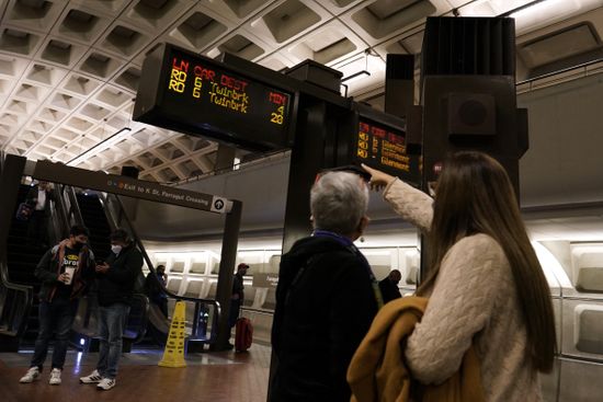 Passengers Check Next Train Arrival Time Editorial Stock Photo - Stock ...