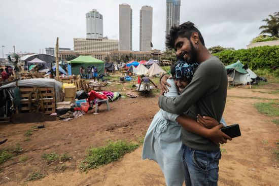 Protesters React While They Prepare Vacate Editorial Stock Photo ...