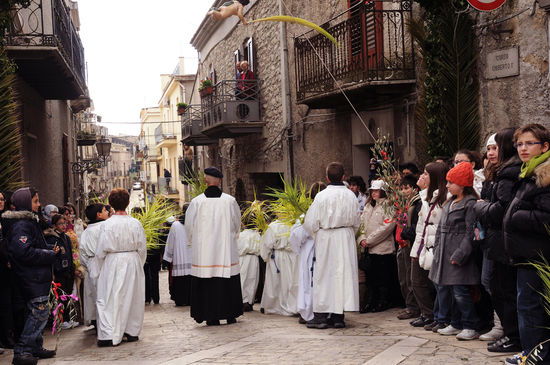 Palm Sunday Prizzi Sicily Italy Editorial Stock Photo - Stock Image ...