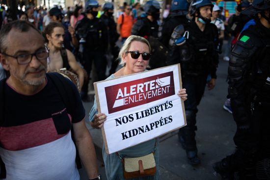 Demonstrators Hold Banners Kidnapping Alert Our Editorial Stock Photo ...