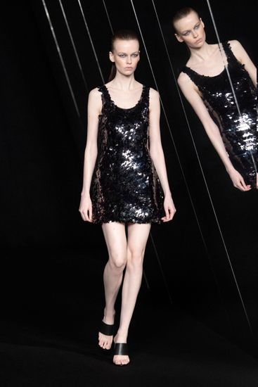 Handout Model Walks Runway During Azzaro Editorial Stock Photo - Stock ...