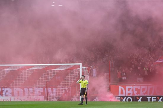 Smoke Bombs Set Off During Cinch Editorial Stock Photo - Stock Image ...