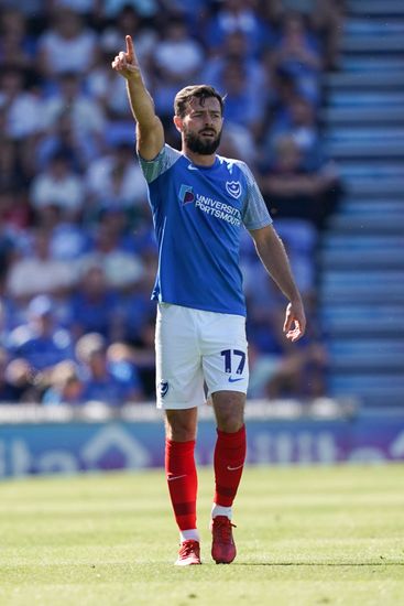 Portsmouth Defender Joe Rafferty During Efl Editorial Stock Photo ...
