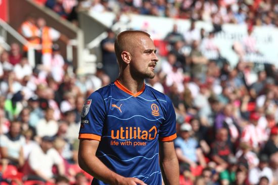 Lewis Fiorini Blackpool 8 During Efl Editorial Stock Photo - Stock ...