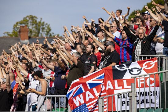 Walsall Fans Celebrate Their First Goal Editorial Stock Photo - Stock ...