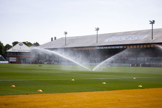 Sprinklers Water Rodney Parade Pitch During Editorial Stock Photo ...