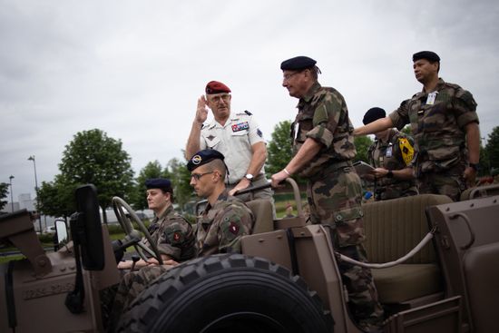 Top Brass Officer Inspecting Troops On Editorial Stock Photo - Stock ...
