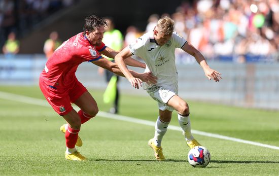 Harry Darling Swansea City Takes On Editorial Stock Photo - Stock Image ...