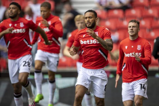 Lewis Baker Stoke City During Warm Editorial Stock Photo - Stock Image ...