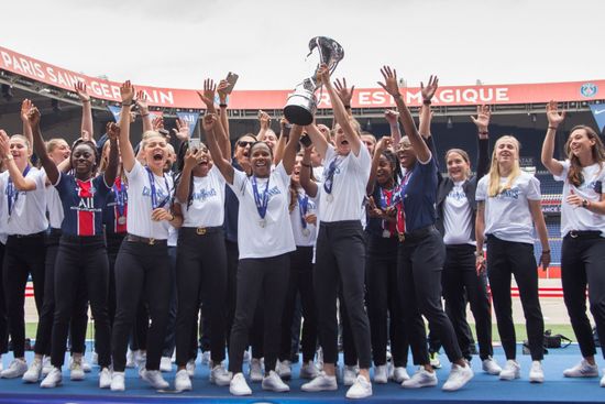 Psg Womens Team Will Celebrate Their Editorial Stock Photo - Stock ...